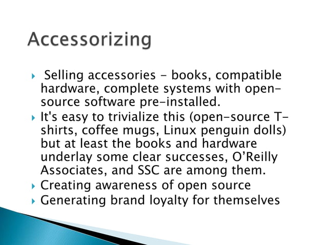 Foss business model | PPTX | Shareware and Freeware | Computer Software ...