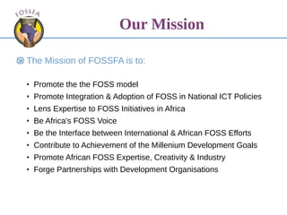 FOSSFA Presentation - Namibtec | PDF