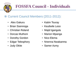 FOSSFA Presentation - Namibtec | PDF