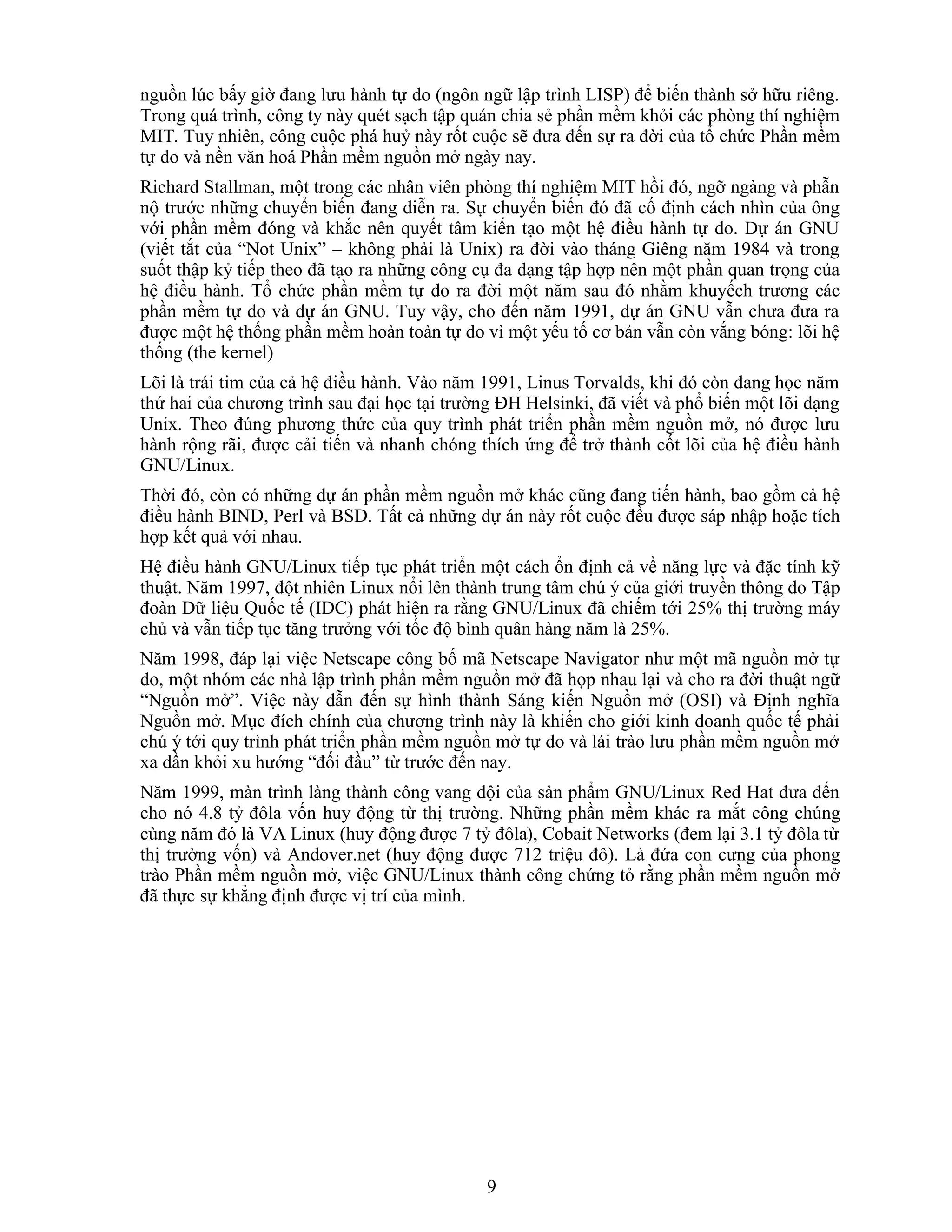 Foss General Introduction Vn | PDF