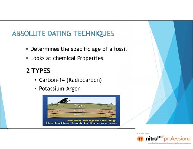 Fossil Dating - Relative Dating Techniques | PPT