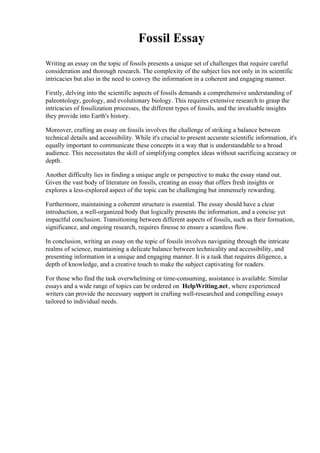 Fossil Essay.pdf