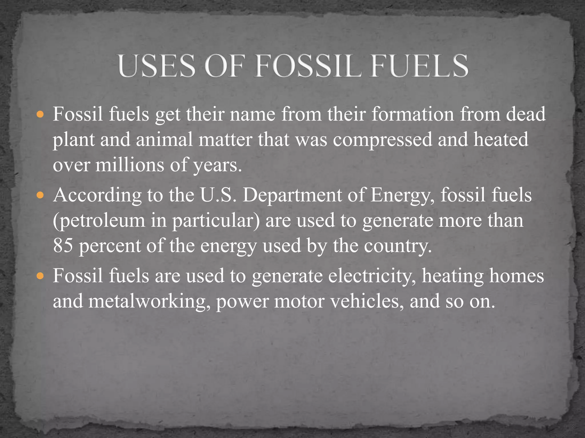 Fossil fuel | PPTX