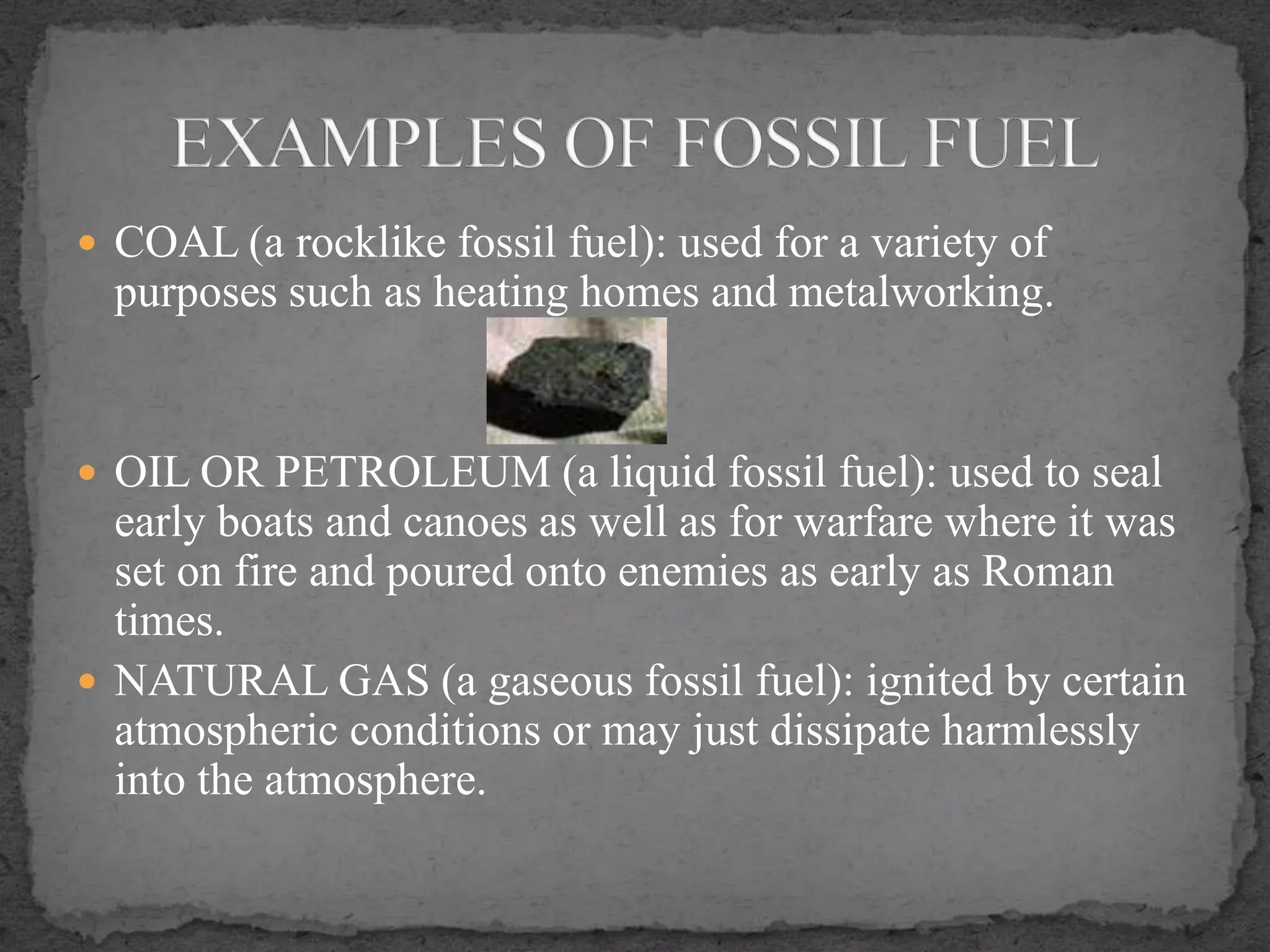 Fossil fuel | PPT