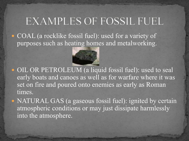 Fossil fuel | PPT