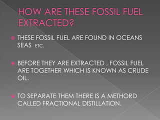Fossil fuel | PPTX | Science