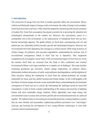 Assignment On Environmental Consequences of Fossil Fuel | PDF