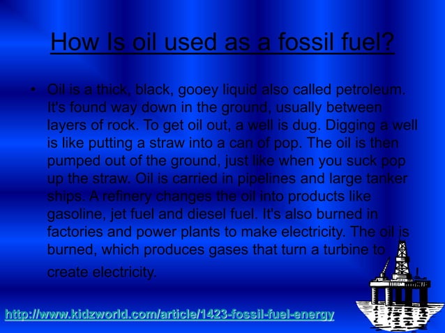 Fossil fuel powerpoint | PPT | Power and Energy Industry | Industries