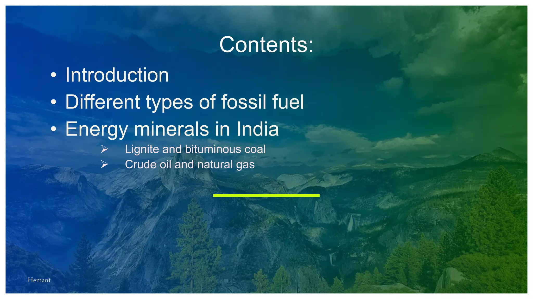 Fossil fuel presentation | PPTX