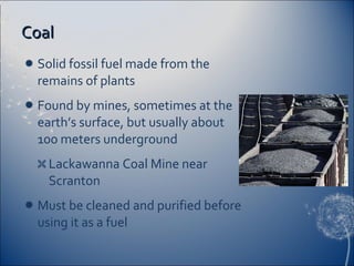 Fossil fuels | PPT | Geology | Science