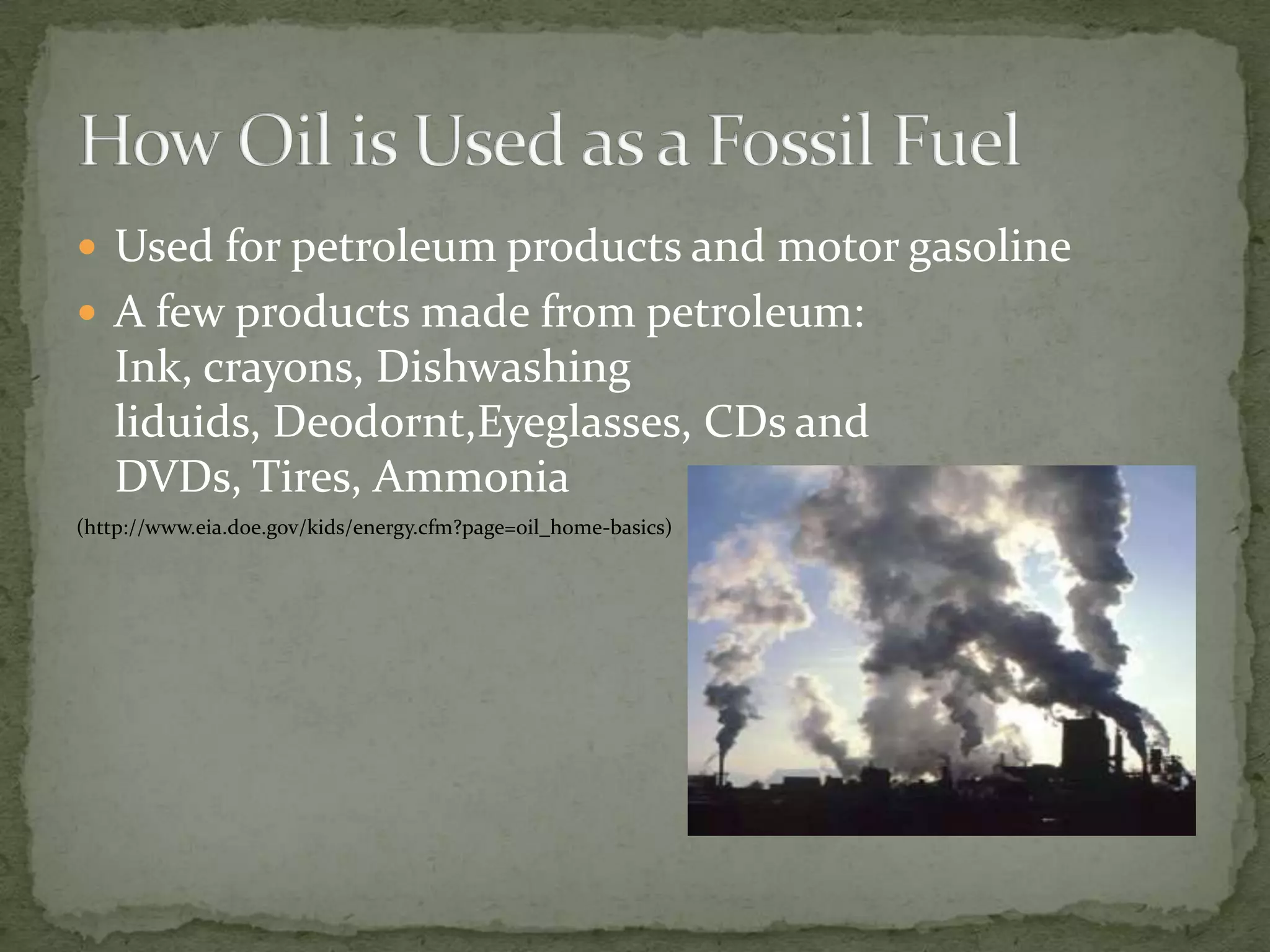 Fossil fuels | PPTX