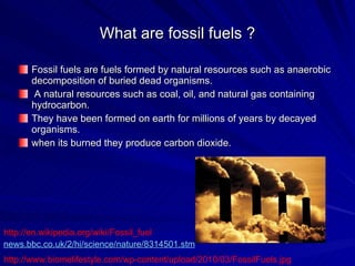 Fossil fuels | PPT