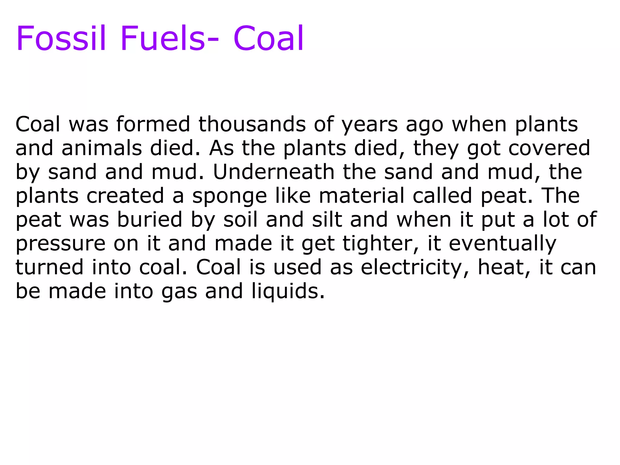 Fossil fuels | PPT