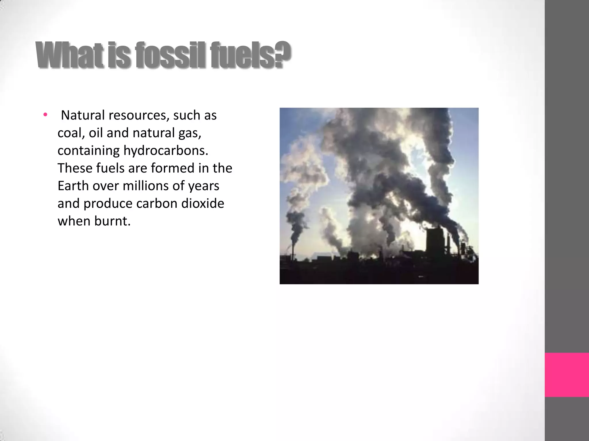 Fossil fuels | PPTX
