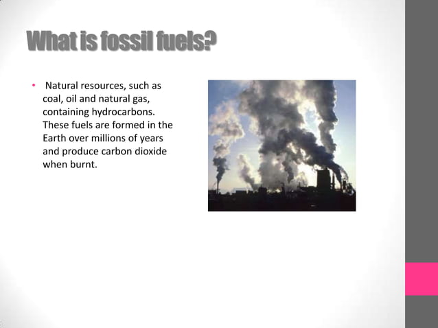Fossil fuels | PPTX