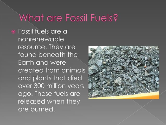 Fossil Fuels | PPTX | Geology | Science