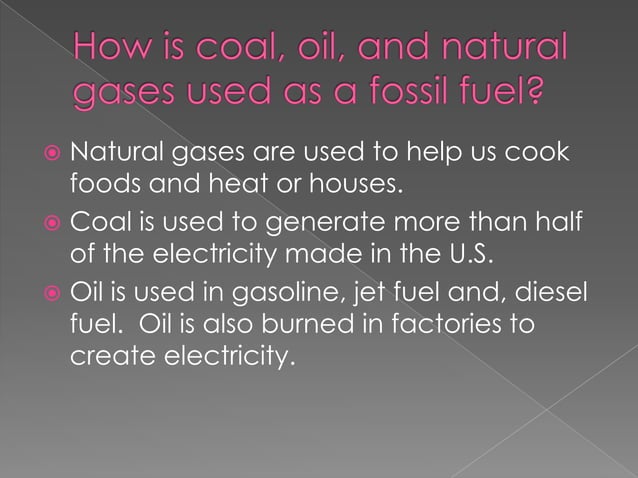 Fossil Fuels | PPT