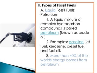 Fossil fuels | PPTX | Geology | Science