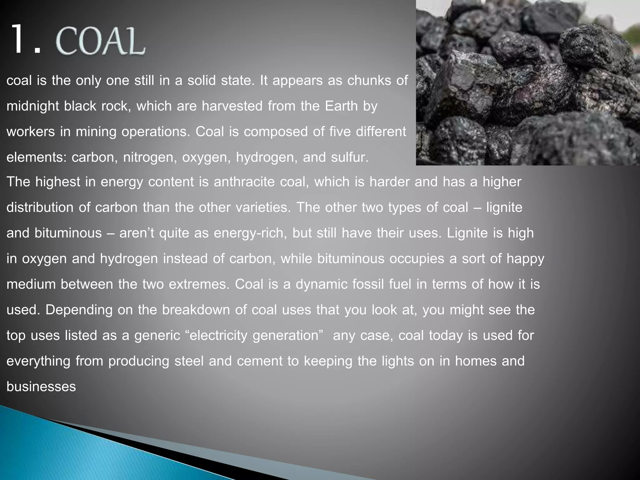 Fossil fuels - power point | PPTX