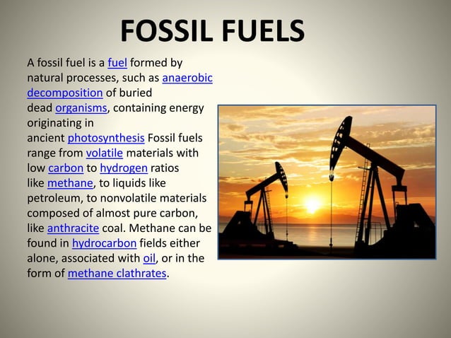 Fossil fuels | PPTX