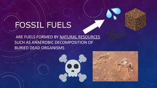 Fossil fuels as a source of energy in the world | PPT