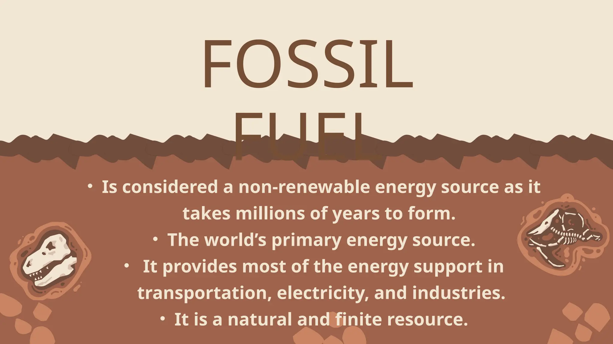 Fossil Fuels of the Earth that affect life | PPTX
