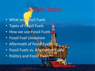 Fossil fuels trey cram | PPTX