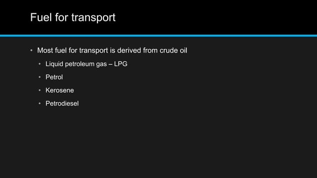 Fossil Fuels and Biofuels powerpoint slide deck | PPT
