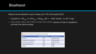 Fossil Fuels and Biofuels powerpoint slide deck | PPTX