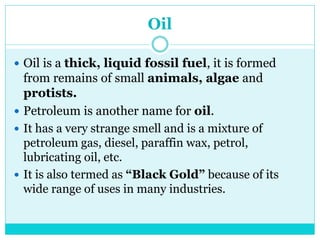 Fossil fuels | PPTX