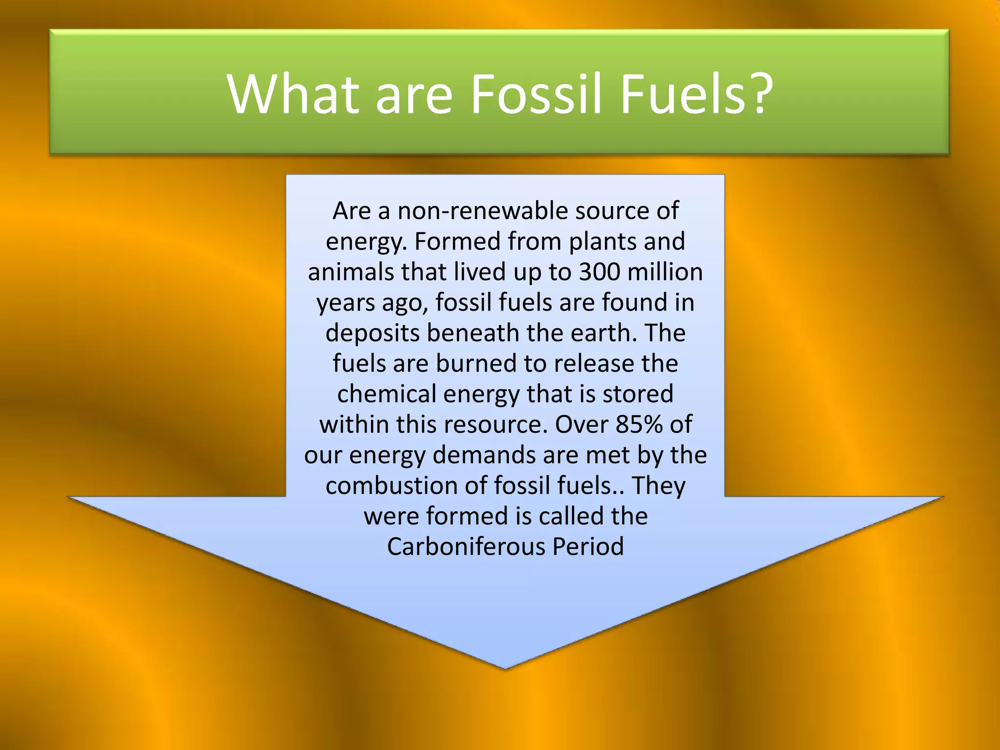 Fossil fuels power point | PPT