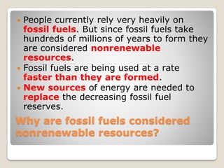 Fossil Fuels | PDF