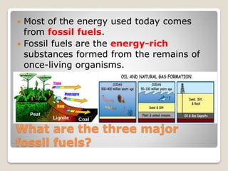 Fossil Fuels Formation Animation