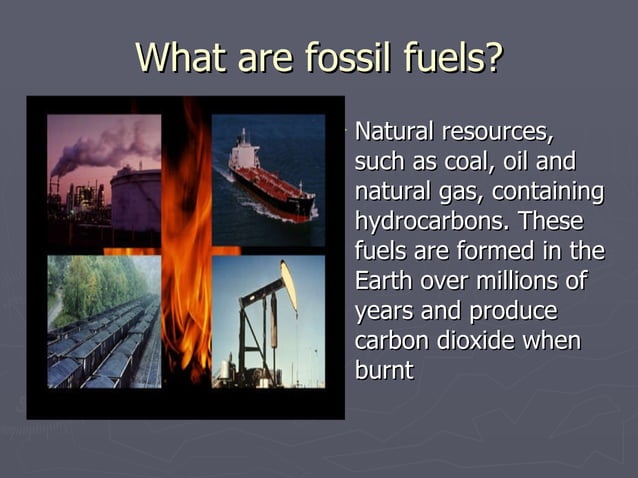 Fossil fuels ppw | PPT