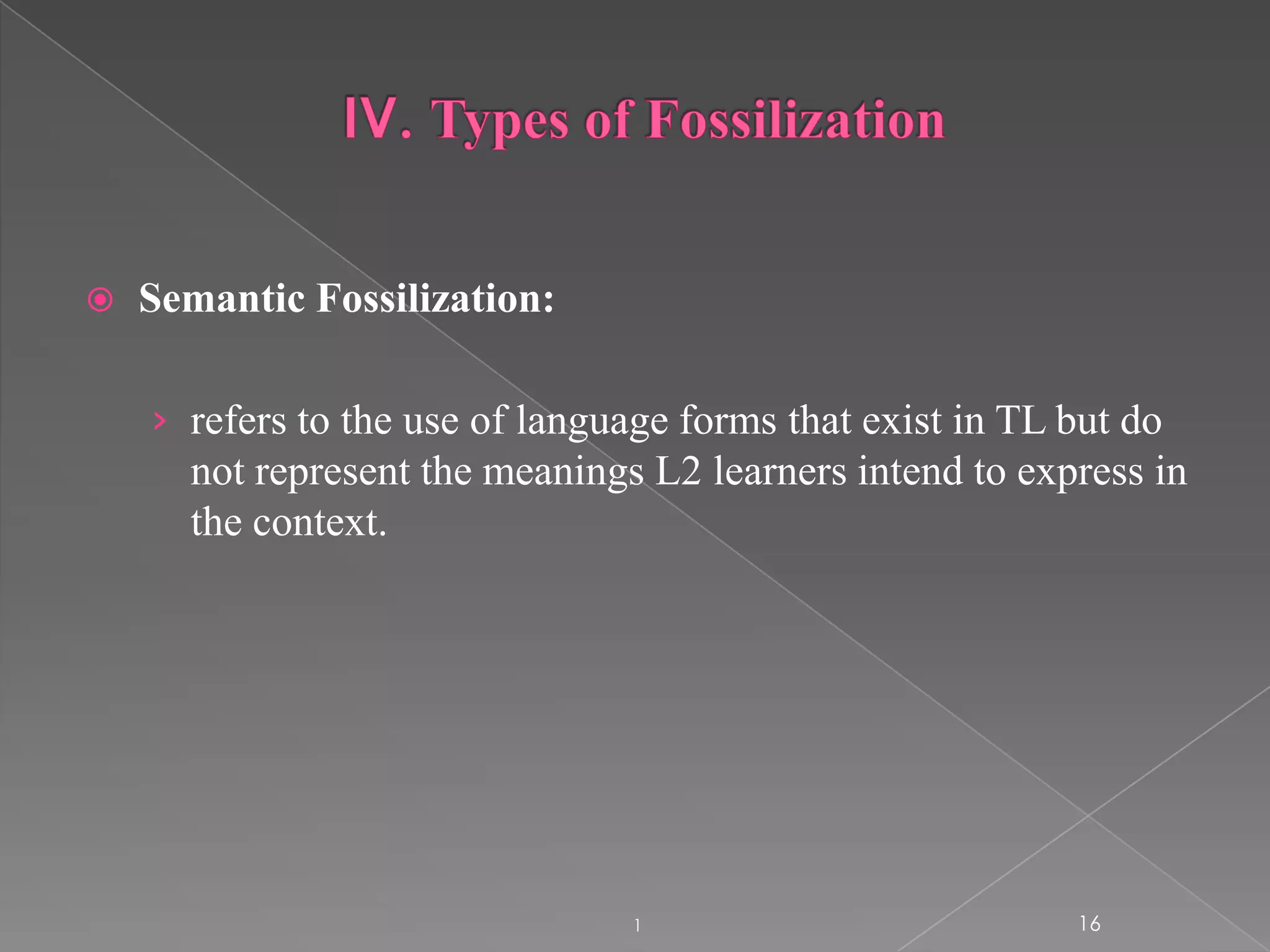 Fossilization | PPTX