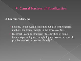 Fossilization | PPTX