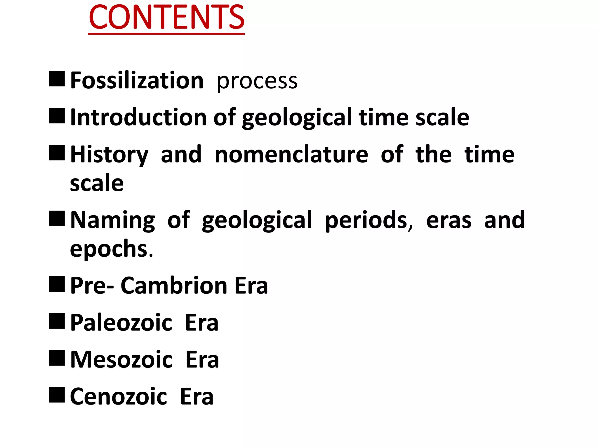 Fossilization | PPTX