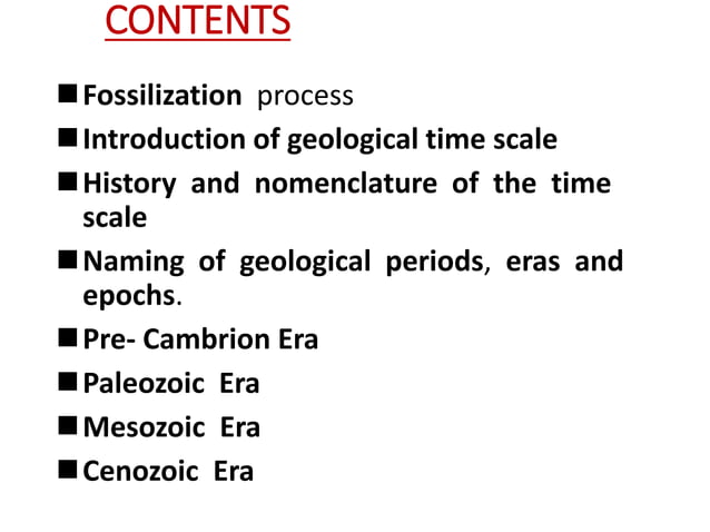 Fossilization | PPTX | Geology | Science