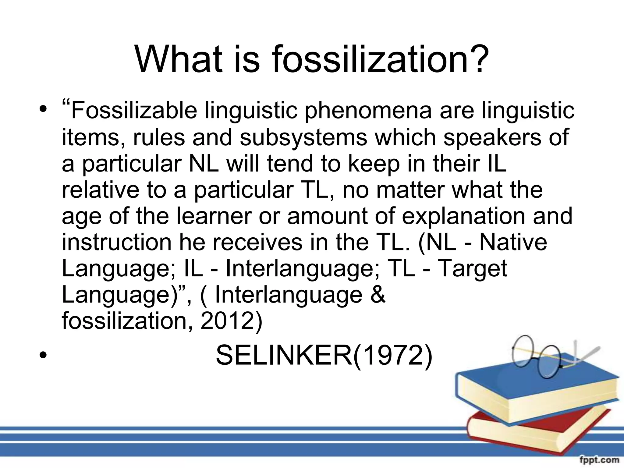 Fossilization finalproject sergio_w | PPTX