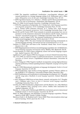 Fossilization five central issues | PDF