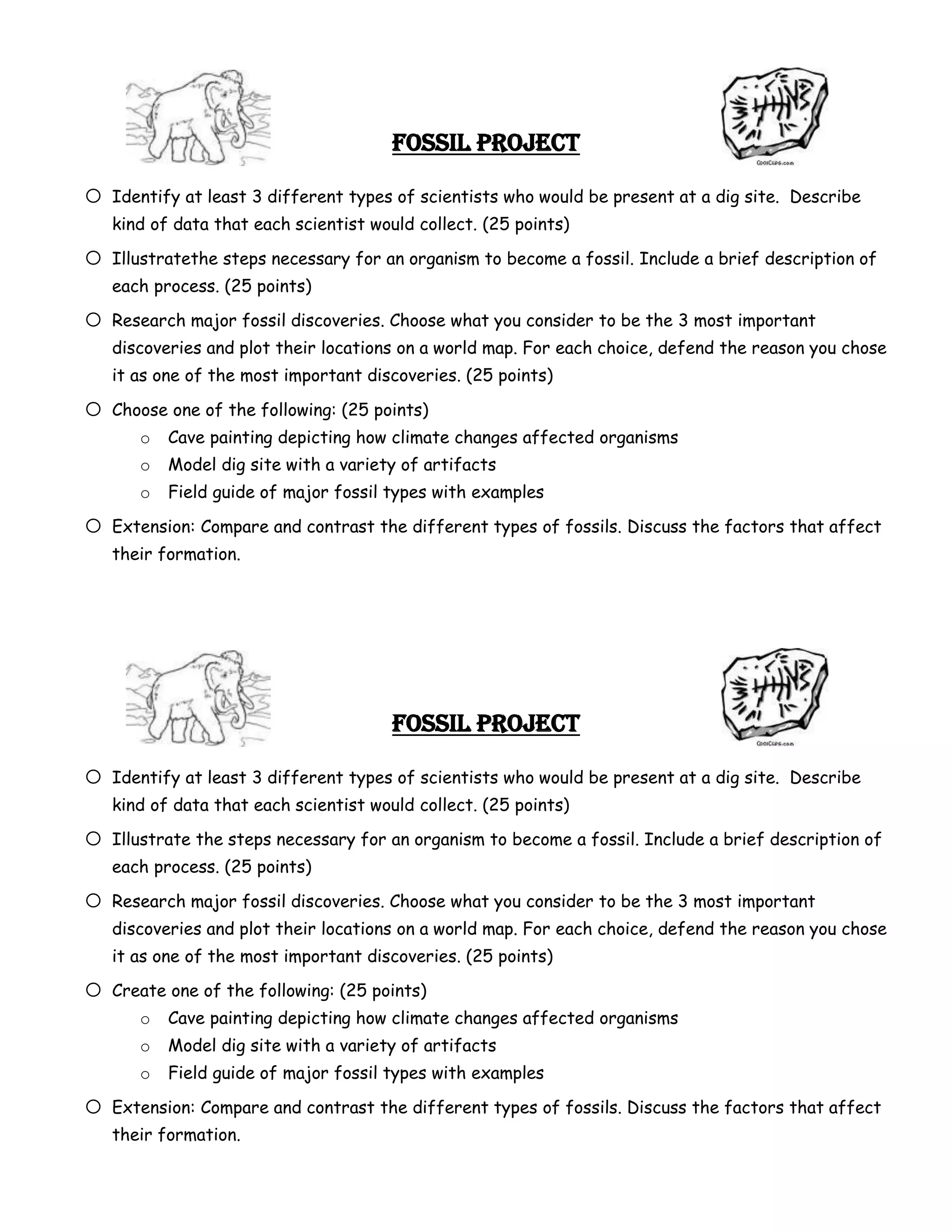 Fossil project overview | PDF
