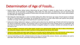 Fossils-types of fossils and fossilization | PPTX