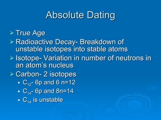 Fossils Lecture | PPT