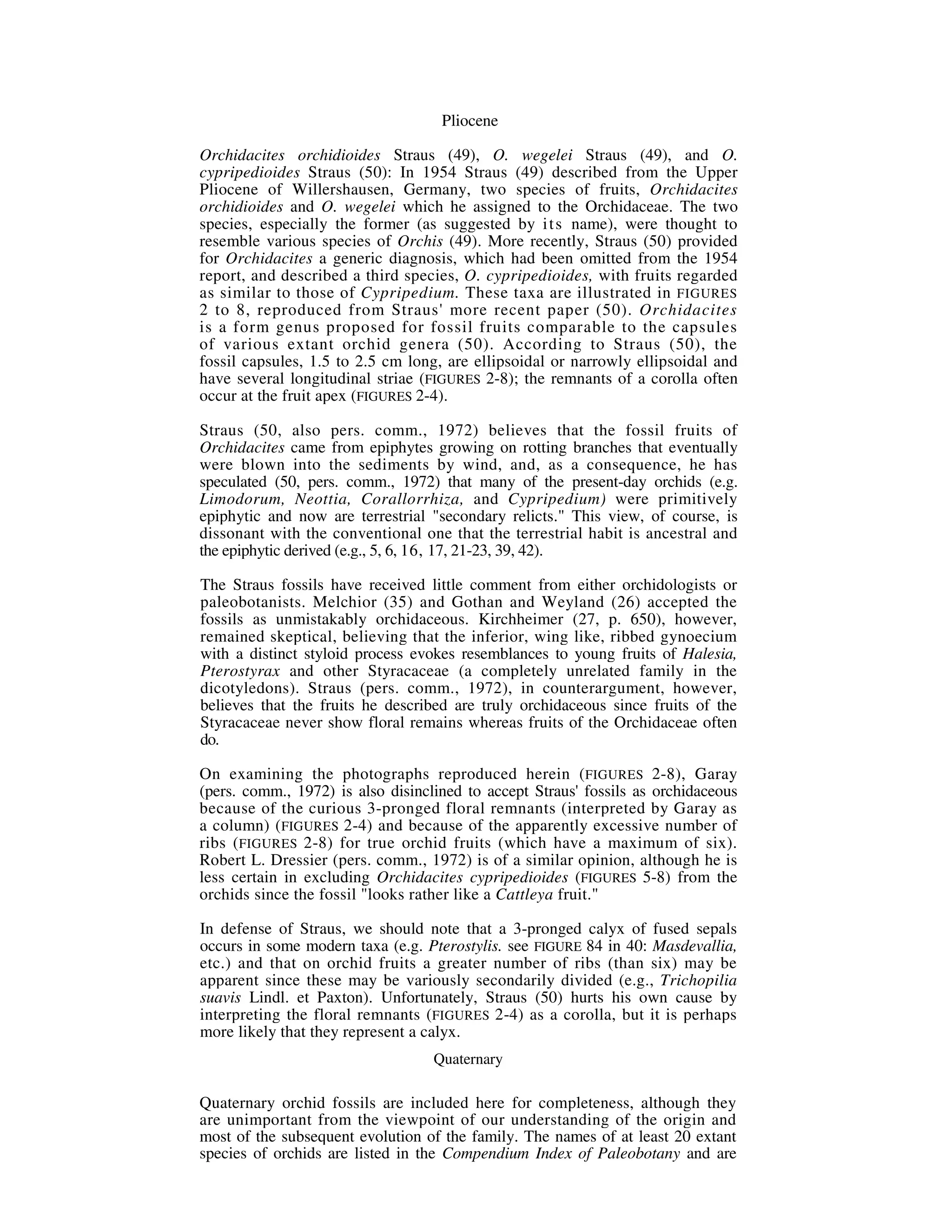 Fossils attributed to_the_orchidaceae | PDF