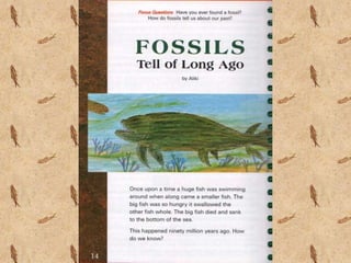 Fossils tell of long ago | PPTX