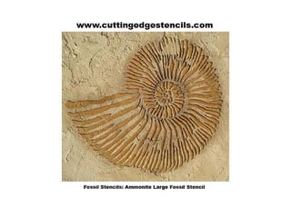 Fossil Stencils by Cutting Edge Stencils | PPT