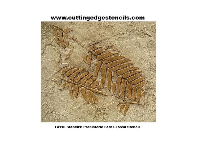 Fossil Stencils by Cutting Edge Stencils | PPT