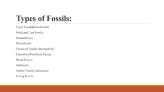 Fossils, types and fossilization by Afrasiyab Ahmed.pptx