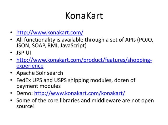 Setting up a free open source java e-commerce website | PPTX