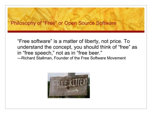 Foss presentation | PPT